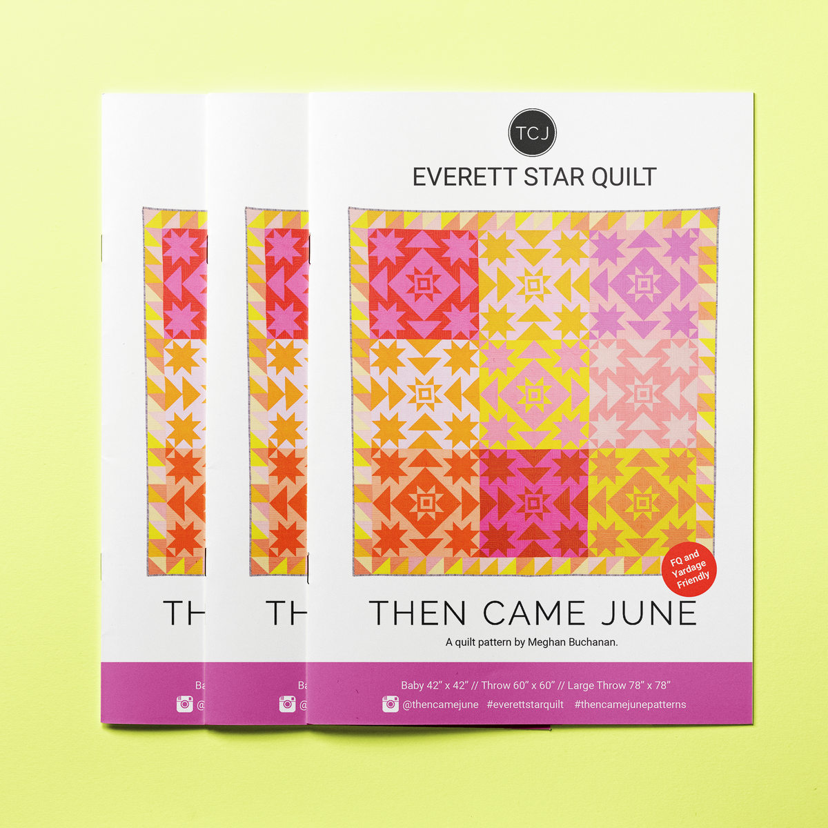 Then Came June Everett Star Quilt Pattern – Esthersfabrics